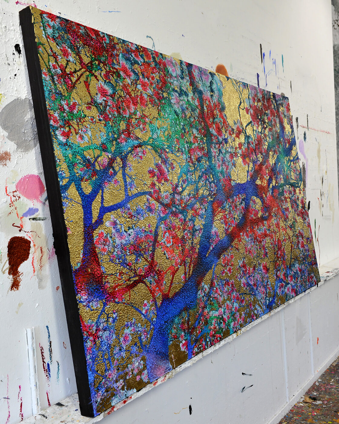 Kunst: Bright golden magnolia - Sillegallery